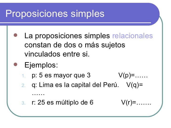 Ejemplos De Proposiciones Simples | Porn Sex Picture