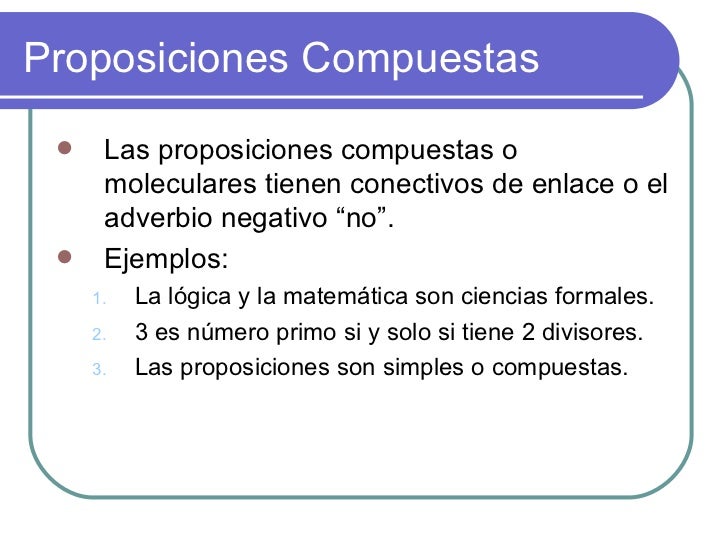 Enunciado Y Proposición Enunciado Y Proposición