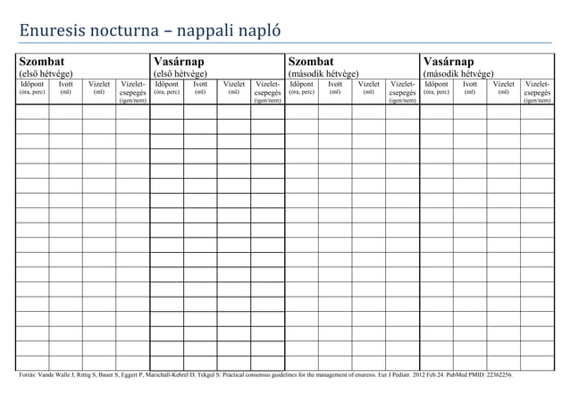 Enuresis guideline | PDF