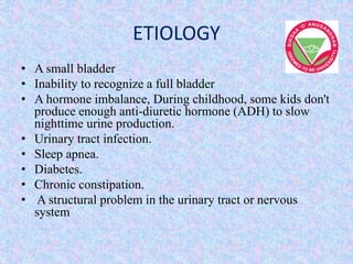 Enuresis | PPTX