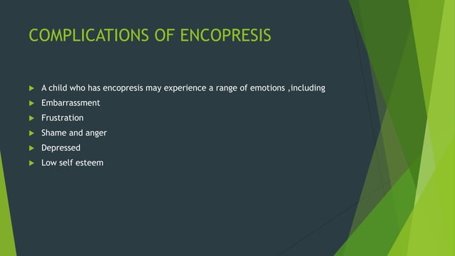 ENURESIS AND ENCOPRESIS (1).pptx | Digestive Disorders | Diseases and ...