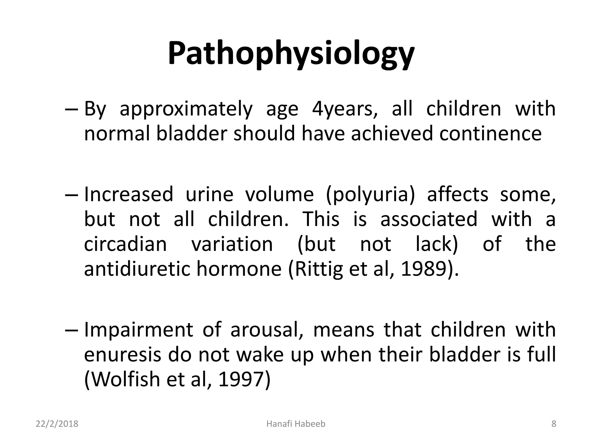 Enuresis and Encopresis (Elimination Disorder) | PPTX