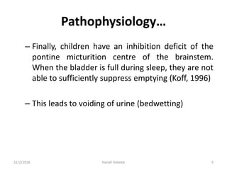 Enuresis and Encopresis (Elimination Disorder) | PPTX