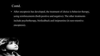 Enuresis, Encopresis and Pica | PDF