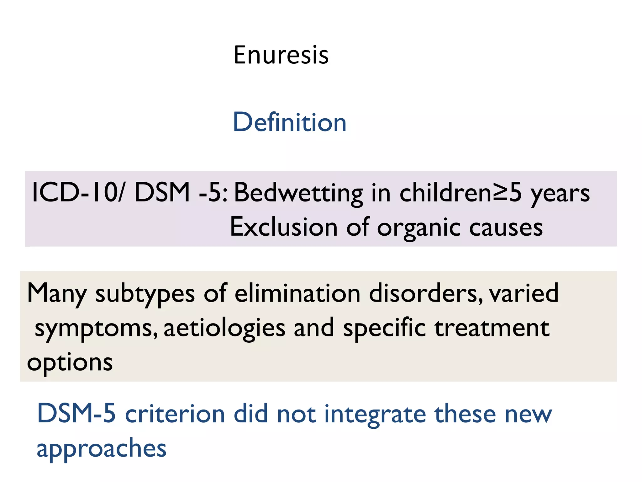 Evidence based management of enuresis in children | PDF