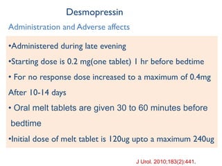Evidence based management of enuresis in children | PDF