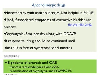 Evidence based management of enuresis in children | PDF