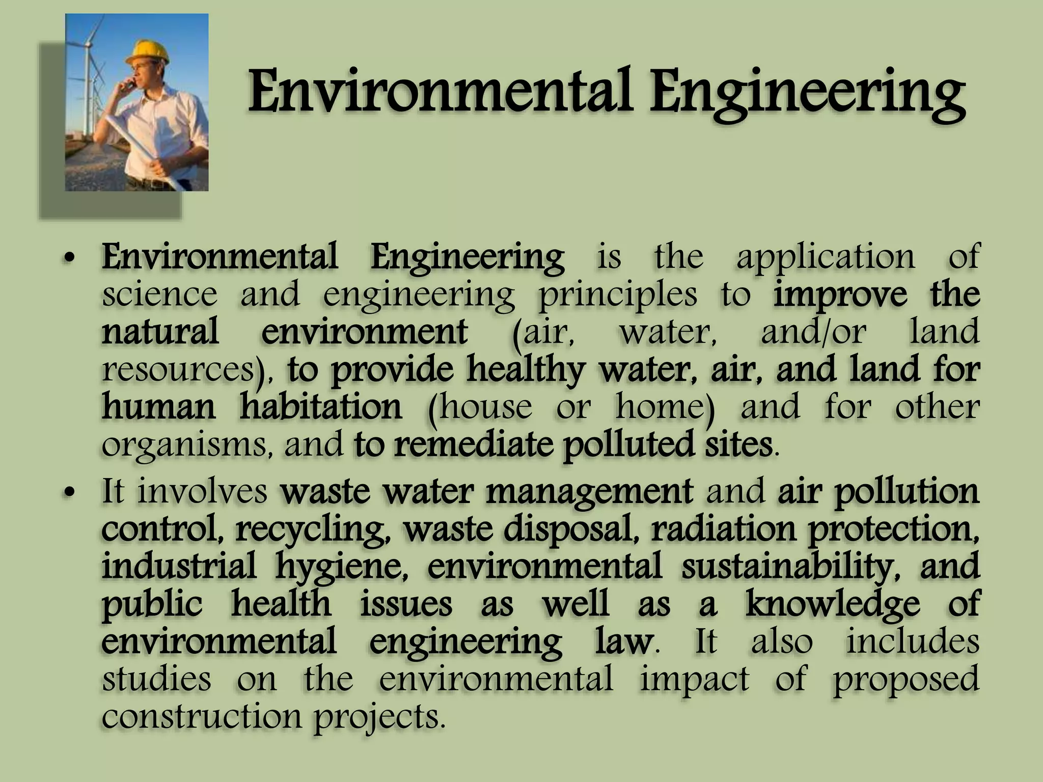 Environmental Engineering-I | PPTX