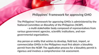 Genetically Modified Crops (GMO) and Food Security | PPTX