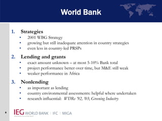 Environment Sustainability by World Bank | PPT