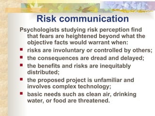 Environmental Risk assessment and managment | PPT