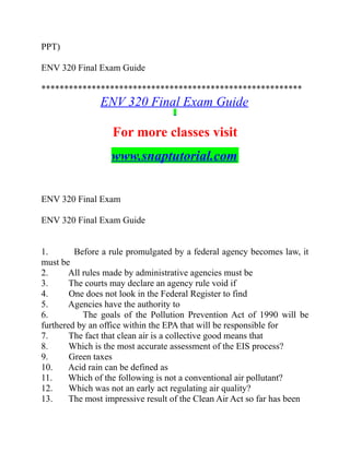 Env 320 Effective Communication-snaptutorial.com | Environmental Services Industry | Industries