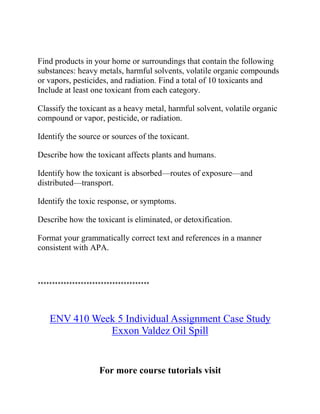 ENV 410 Effective Communication - tutorialrank.com