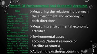 Environmental accounting | PPTX