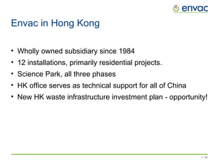 Envac in China | PPT