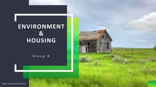Housing and Environment | PPTX