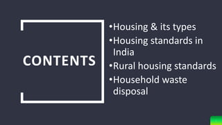 Housing and Environment | PPTX