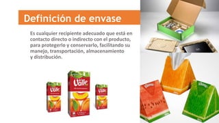 Envase clase dos definiciones correg | PPTX