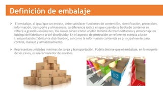 Envase clase dos definiciones correg | PPTX