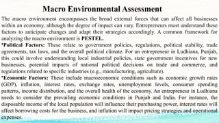 Environmental Assessment : Macro and Micro View , Project management ...