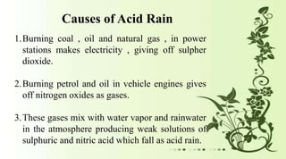 Global Warming, Greenhouse effect and Acid Rain | PPTX