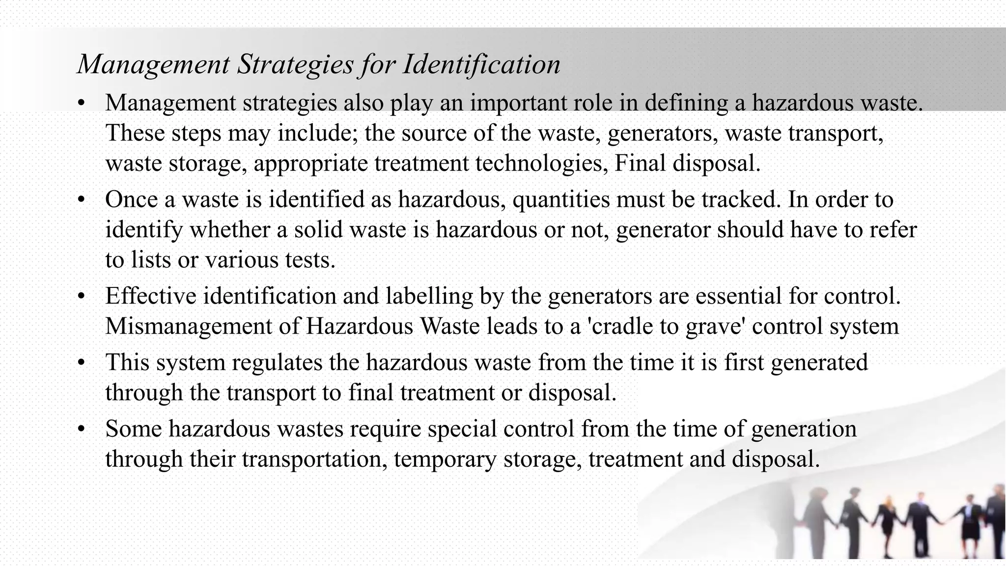 Hazardous Industrial Waste Management Technology | PPTX
