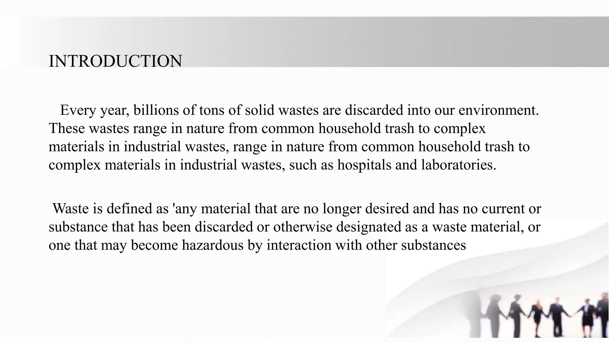 Hazardous Industrial Waste Management Technology | PPTX