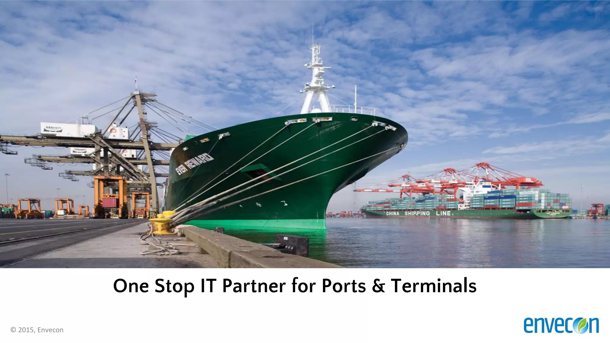 Envecon One Stop IT Solution for Maritime and Asset Intensive Industry ...