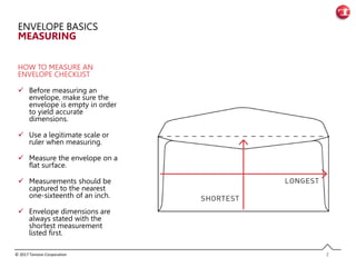 Envelope Basics: How to Measure an Envelope | PPTX