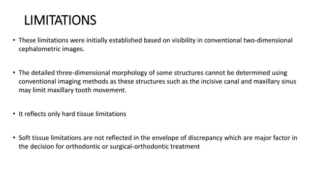 Envelope of Discrepancy in Orthodontics: Enhancing Precision in ...