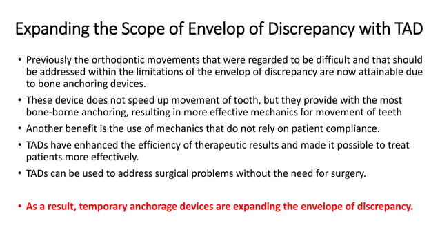 Envelope of Discrepancy in Orthodontics: Enhancing Precision in ...