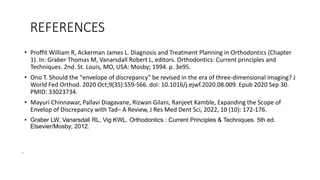 Envelope of Discrepancy in Orthodontics: Enhancing Precision in ...