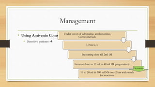 Envenomation | PPTX