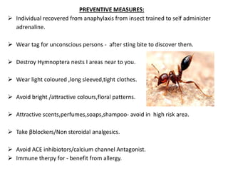 Envenomation stings | PPTX