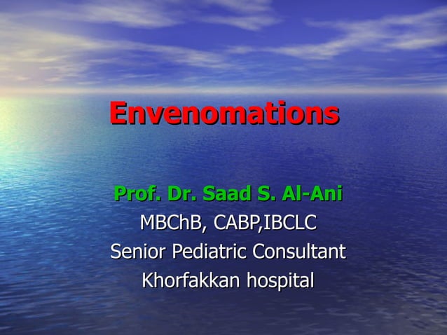 Envenomations1 | PPT