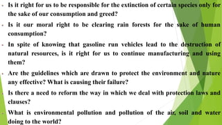 Environmental Ethics.pptx- Ethical thinking | PPT