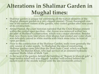 Environmental governance of Shalimar Garden | PPTX