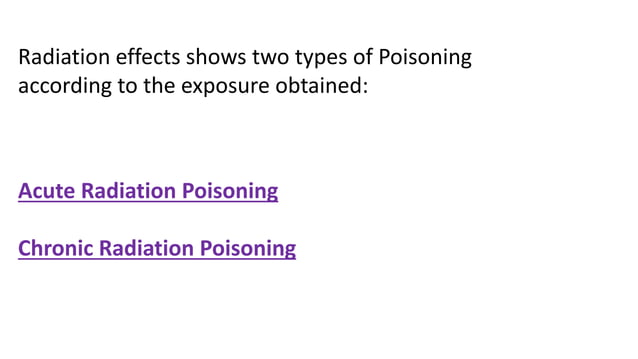 Radiation: Effects and Dose Calculations | PPTX