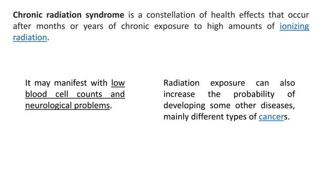 Radiation: Effects and Dose Calculations | PPTX