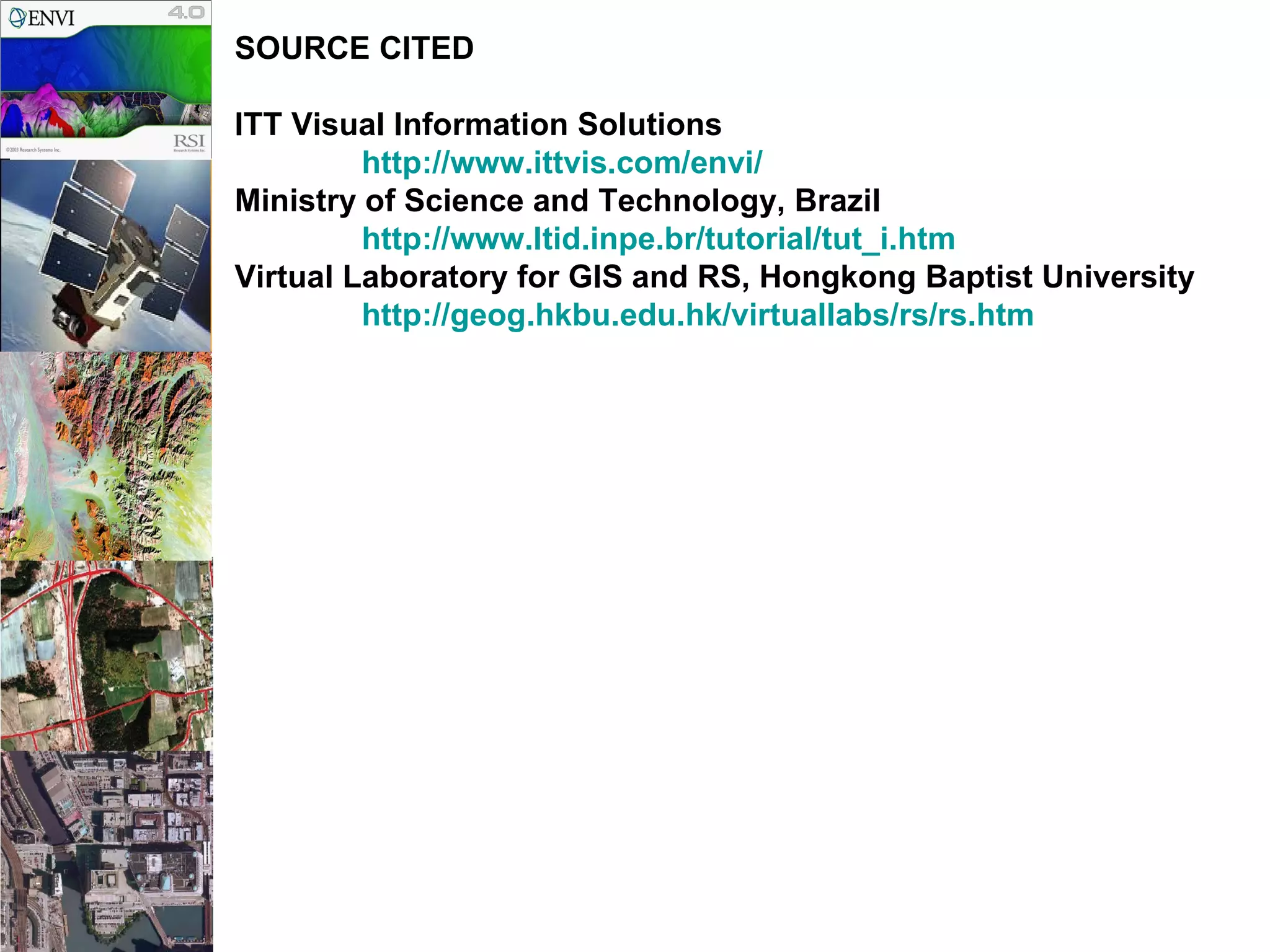 ENVI basic function overview | PPT