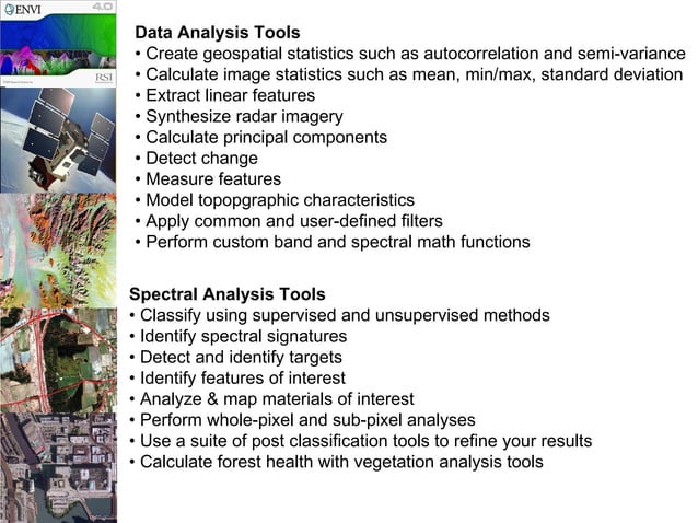 ENVI basic function overview | PPT