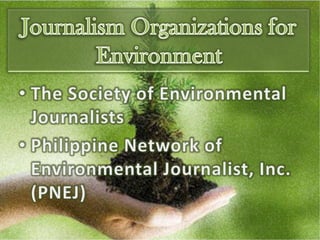 Environmental Journalism | PPTX
