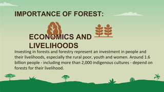Forest Management- Simple Explanation on Why it's needed | PPTX