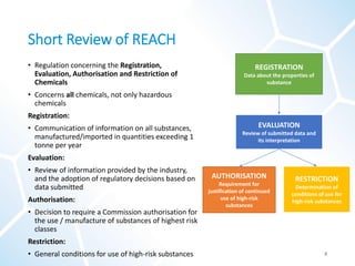 REACH - Evaluation and Registration - Vid Čopi | PPT