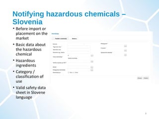 UFI and PCN - providing information to poison centres | PPT