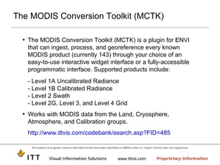ENVI/IDL Tools for HDF | PPT