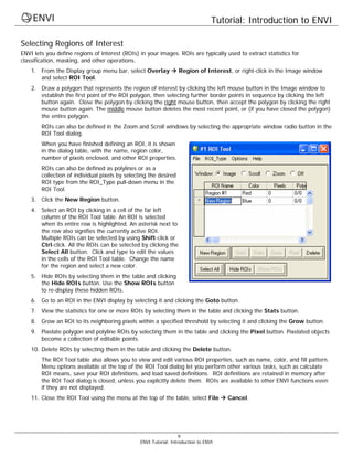 Envi intro | PDF | Desktop Publishing | Computer Software and Applications