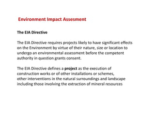 Environmental Impact Assessment | PPTX