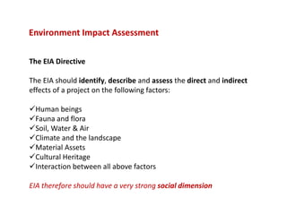 Environmental Impact Assessment | PPTX