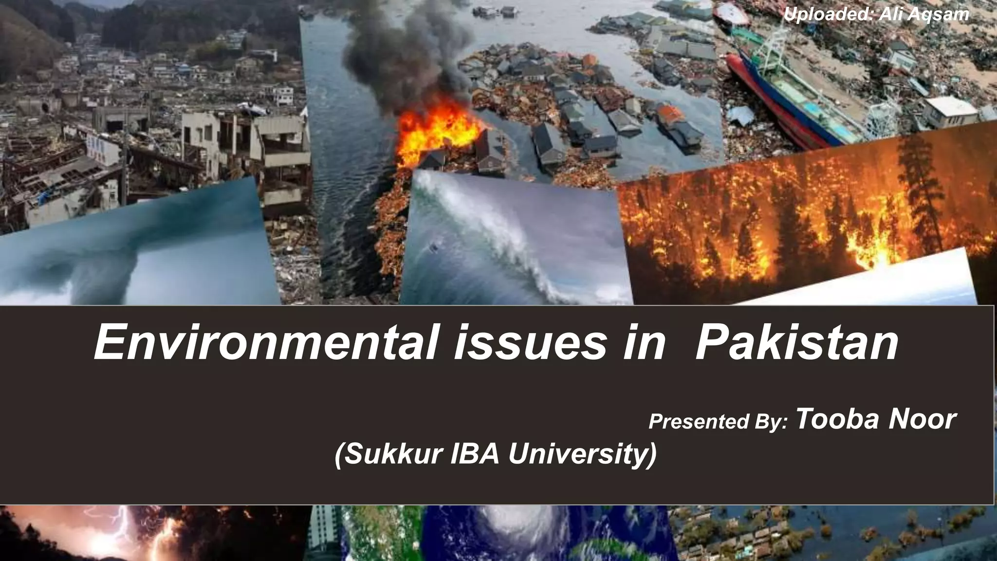 Enviormental Issues Of Pakistan | PPTX